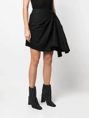 Rick Owens Draped Mini Skirt