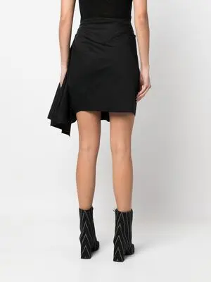 Rick Owens Draped Mini Skirt
