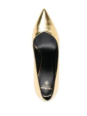 Balmain 100mm Metallic Pointed-toe Pumps