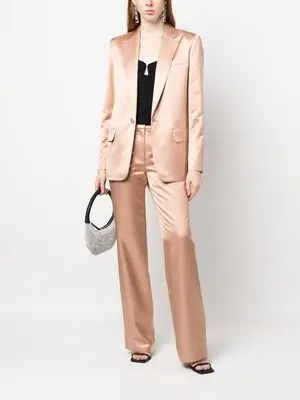 A.L.C. Straight-leg Satin Trousers