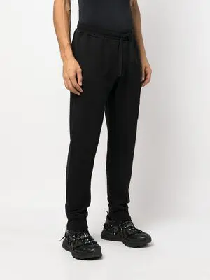 Stone Island Compass-patch Track Pants - Black