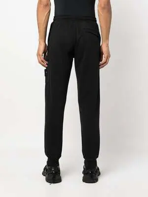 Stone Island Compass-patch Track Pants - Black