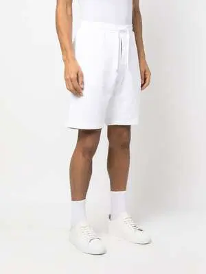 Stone Island Logo-patch Track Shorts - White
