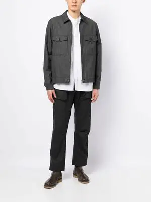 THE POWER FOR THE PEOPLE Flap-pocket Straight-leg Trousers