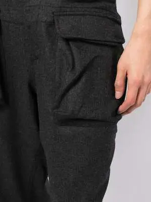 THE POWER FOR THE PEOPLE Flap-pocket Straight-leg Trousers