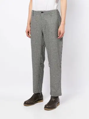 THE POWER FOR THE PEOPLE Houndstooth Tapered Trousers