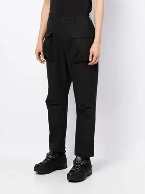 THE POWER FOR THE PEOPLE Flap-pocket Straight-leg Trousers