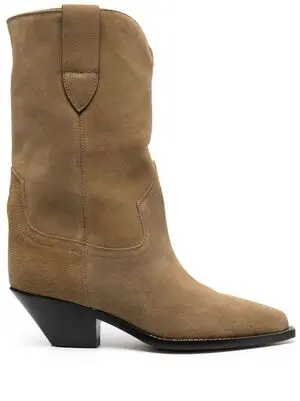 Isabel Marant Étoile Dahope Suede Boots - Neutrals
