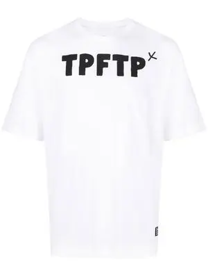 THE POWER FOR THE PEOPLE Logo-print T-shirt - White