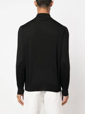 Brunello Cucinelli Button-front Long-sleeved Polo Shirt