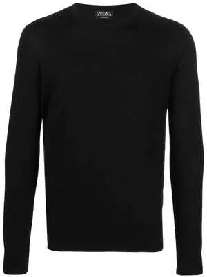Zegna Crew-neck Cashmere-silk Jumper