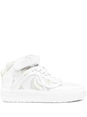 Stella McCartney Logo Patch Faux Leather Sneakers
