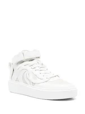 Stella McCartney Logo Patch Faux Leather Sneakers