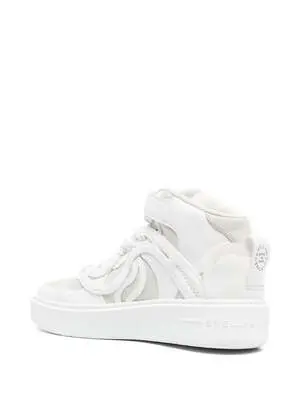 Stella McCartney Logo Patch Faux Leather Sneakers
