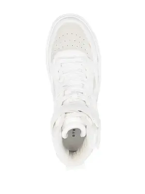 Stella McCartney Logo Patch Faux Leather Sneakers