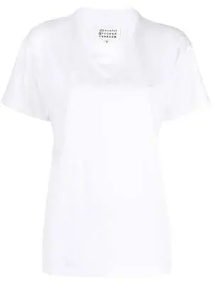 MAISON MARGIELA Logo-print T-shirt - White