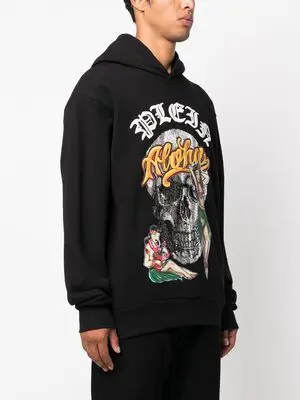 Philipp Plein Hawaii Graphic-print Hoodie