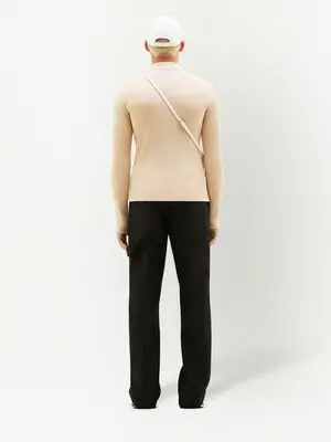 COURREGES Rib-knit Mock-neck Jumper - Neutrals