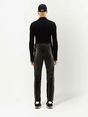 COURREGES Logo-patch Rib-knit Jumper - Black