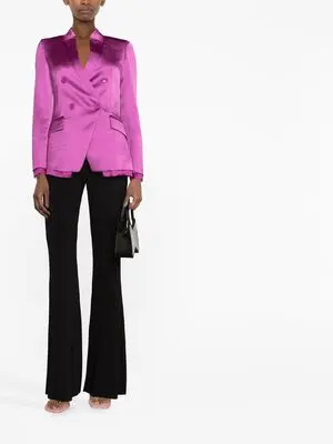 BLANCA VITA Double-breasted Blazer - Pink