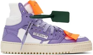 Off-White Off-White White & Purple 3.0 Off Court Sneakers White/purple