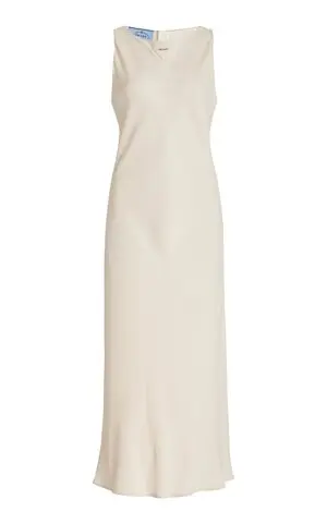 Prada-Sablo Raso Midi Dress  It 38