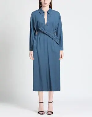 Emporio Armani Midi Denim Dress