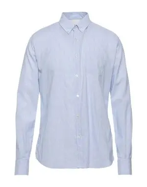 BROOKSFIELD Shirt Size Cotton, Polyamide, Elastane - Sky Blue