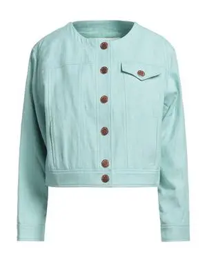 See By Chloé Casual Cotton-linen Jacket - Blue