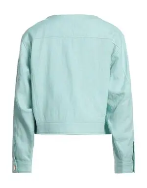 See By Chloé Casual Cotton-linen Jacket - Blue