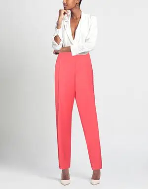 Emporio Armani Crepe Straight Leg Pants - Red