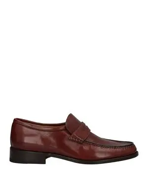 CALPIERRE Dark Leather Loafers Cocoa
