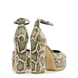 Paris Texas Dalilah 130 Python-effect Platform Pumps