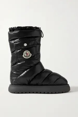 Moncler Gaia Quilted Boots - Black