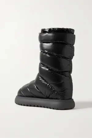 Moncler Gaia Quilted Boots - Black