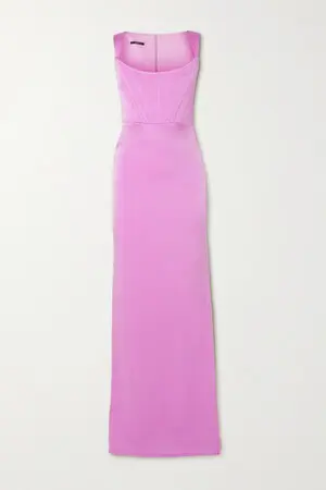 Alex Perry Halse Satin-crepe Gown