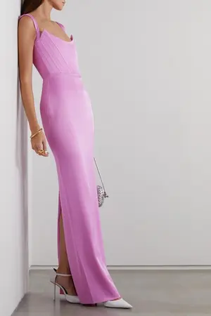 Alex Perry Halse Satin-crepe Gown