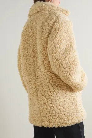 Isabel Marant Sabrine Oversized Faux Shearling Coat