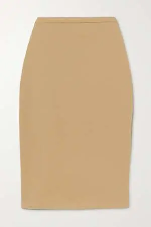 Max Mara Felice Stretch-jersey Midi Skirt - Beige
