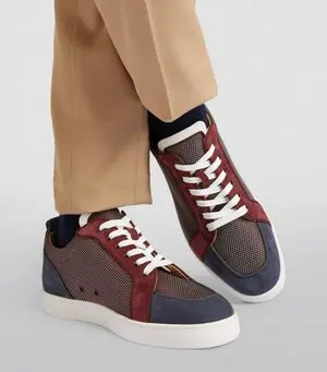 CHRISTIAN LOUBOUTIN Rantulow Orlato Leather Sneakers