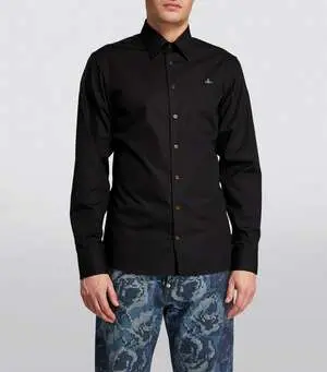 VIVIENNE WESTWOOD Long-sleeved Orb Shirt - Black