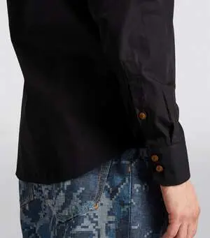 VIVIENNE WESTWOOD Long-sleeved Orb Shirt - Black