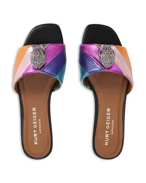 Kurt Geiger Kensington Slip On Flat Sandals - Open Misc.