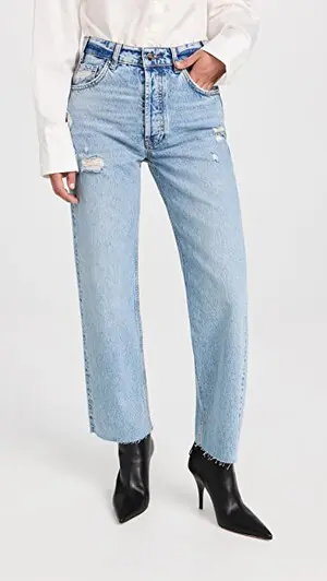 Anine Bing Button Detailed Jeans For Women