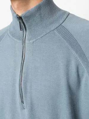 Calvin Klein Lyocell-blend Quarter-zip Jumper