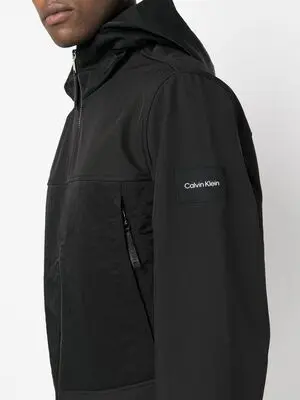 Calvin Klein Heavy-crinkle Hooded Jacket