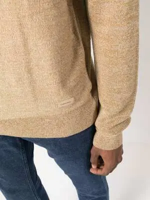Calvin Klein Wool Crewneck Jumper - Brown