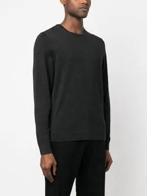 Calvin Klein Wool Crewneck Jumper - Black