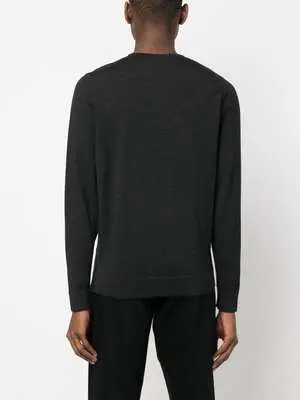 Calvin Klein Wool Crewneck Jumper - Black