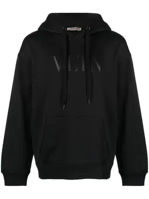 Valentino Garavani Vltn-print Drawstring Hoodie
